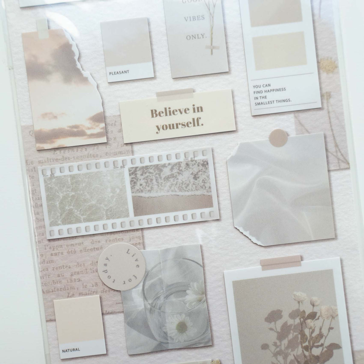 Beige 'On The Wall' Sticker Sheet