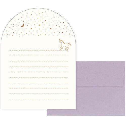Unicorn | Starry Arched Letter Writing Set