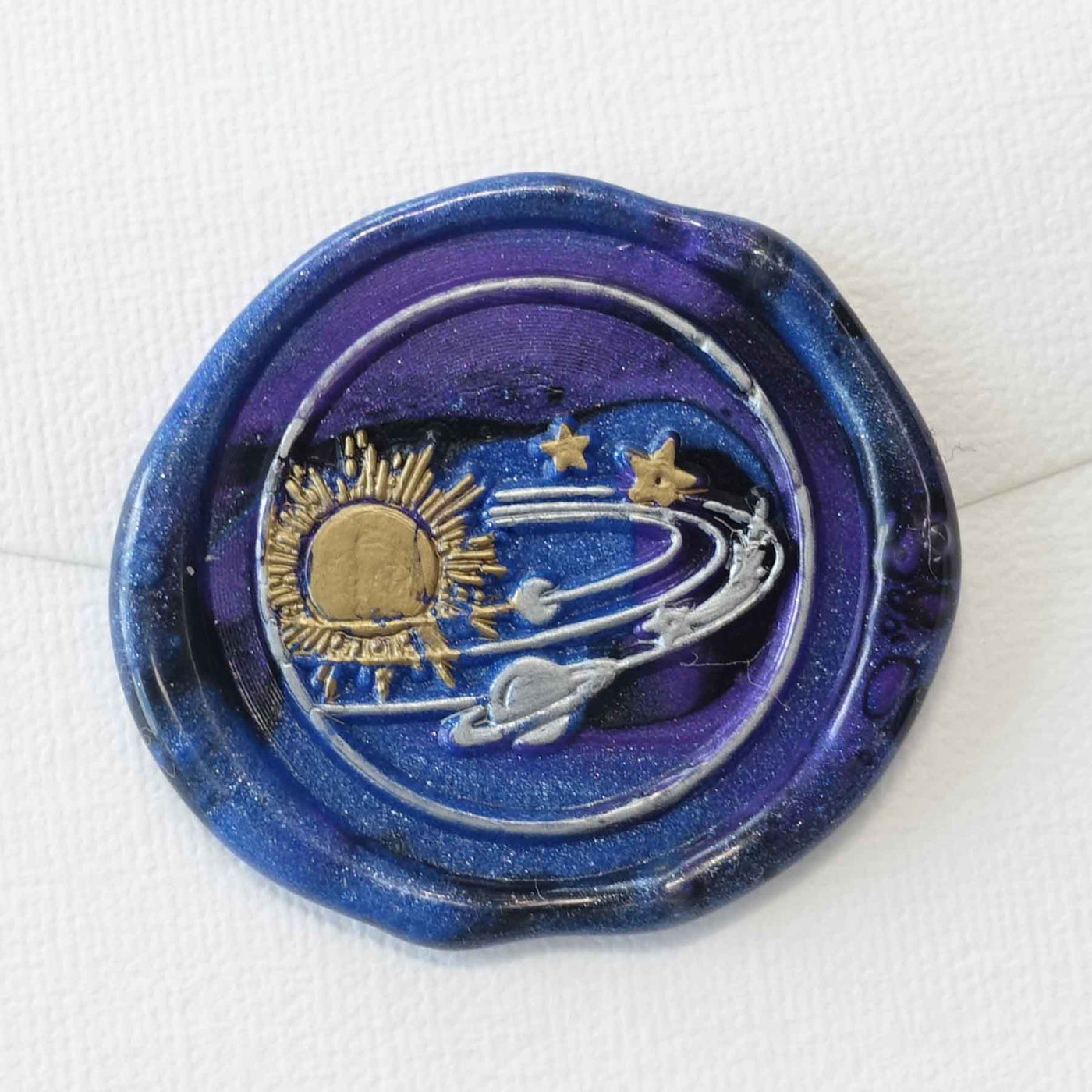 Galaxy wax seal stamp, wax seal kit or stamp head
