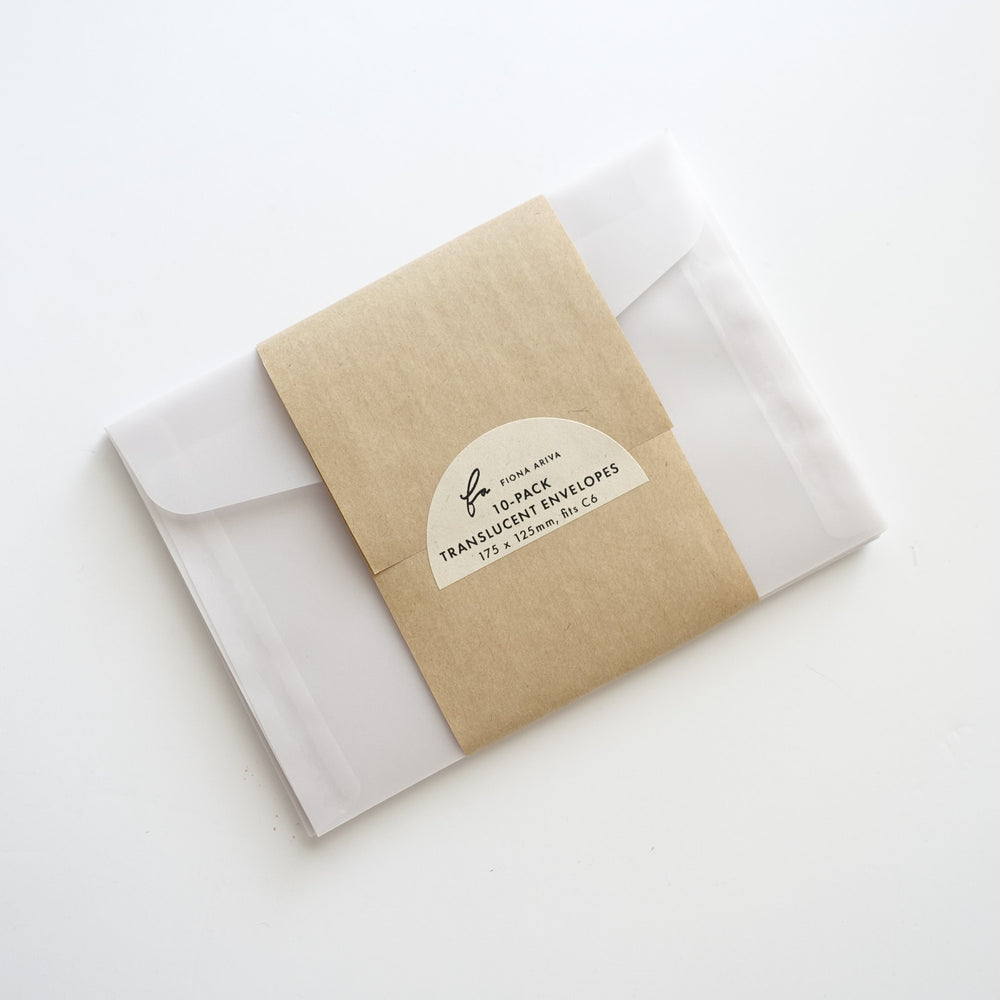 Translucent Vellum Envelopes 10-Pack