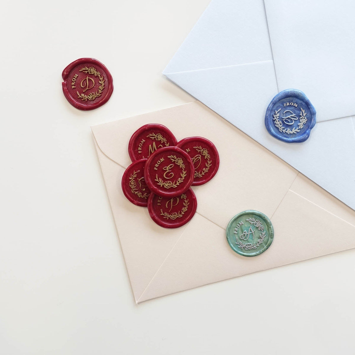 From A to Z Alphabet Letters - Wax Sealing Kit