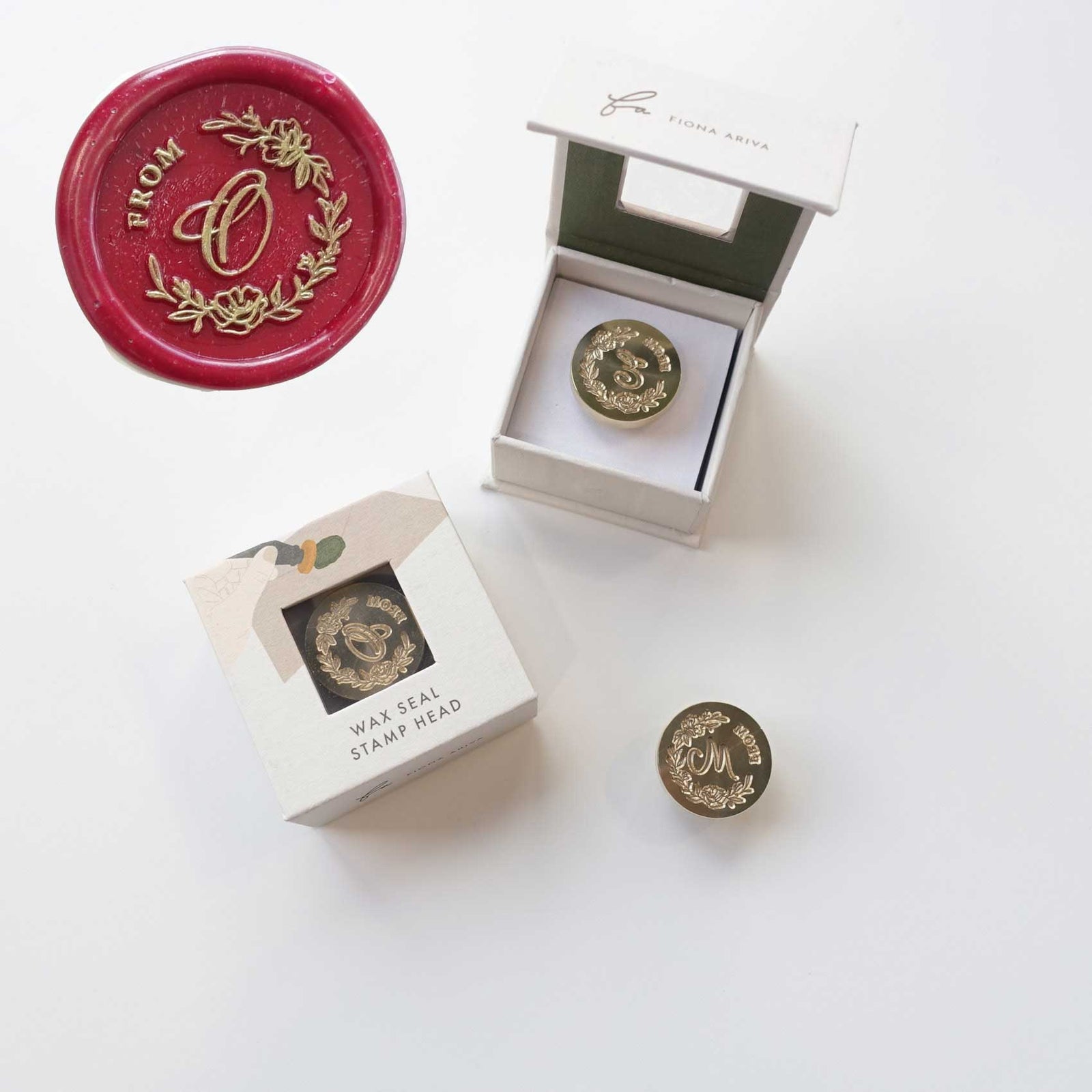 From A to Z Alphabet Letters - Stamp head (no handle)