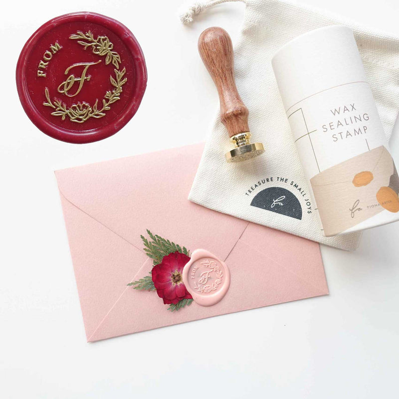 From A to Z Alphabet Letters - Wax Seal Stamp (includes handle)